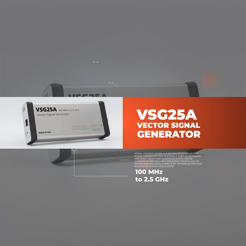 VSG25A Vector Signal Generator | Signal Hound