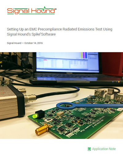 Set Up An Emc Precompliance Radiated Emissions Test Using Spike