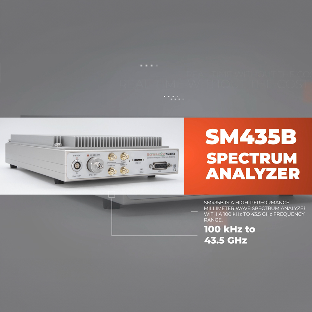 SM435B — 43.5 GHz Real-time Spectrum Analyzer | Signal Hound