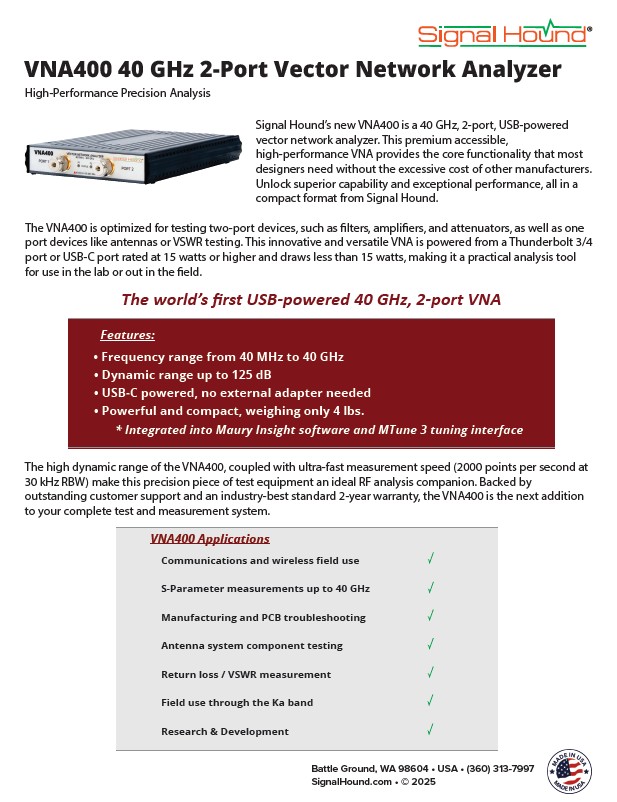 vna400-ss-ss | Signal Hound